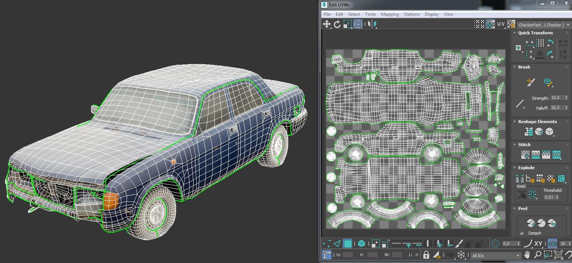 3D Old Soviet Car Volga - TurboSquid 1448758