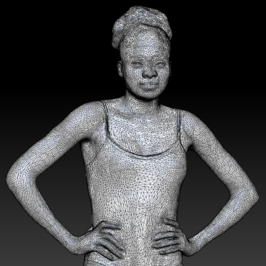 3D Photogrammetry Human Young Woman Model - TurboSquid 1624576