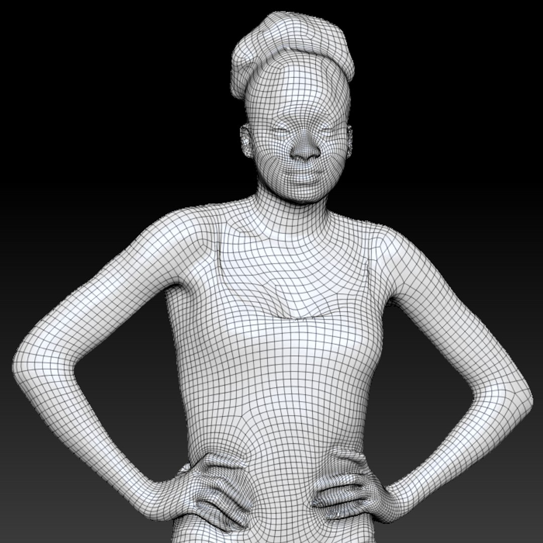 3D Photogrammetry Human Young Woman Model - TurboSquid 1624576