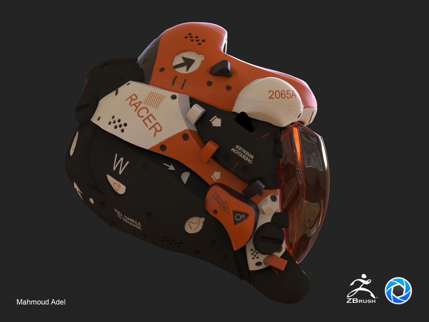 Helmet Motorcycle Keyshot Model - TurboSquid 1344137