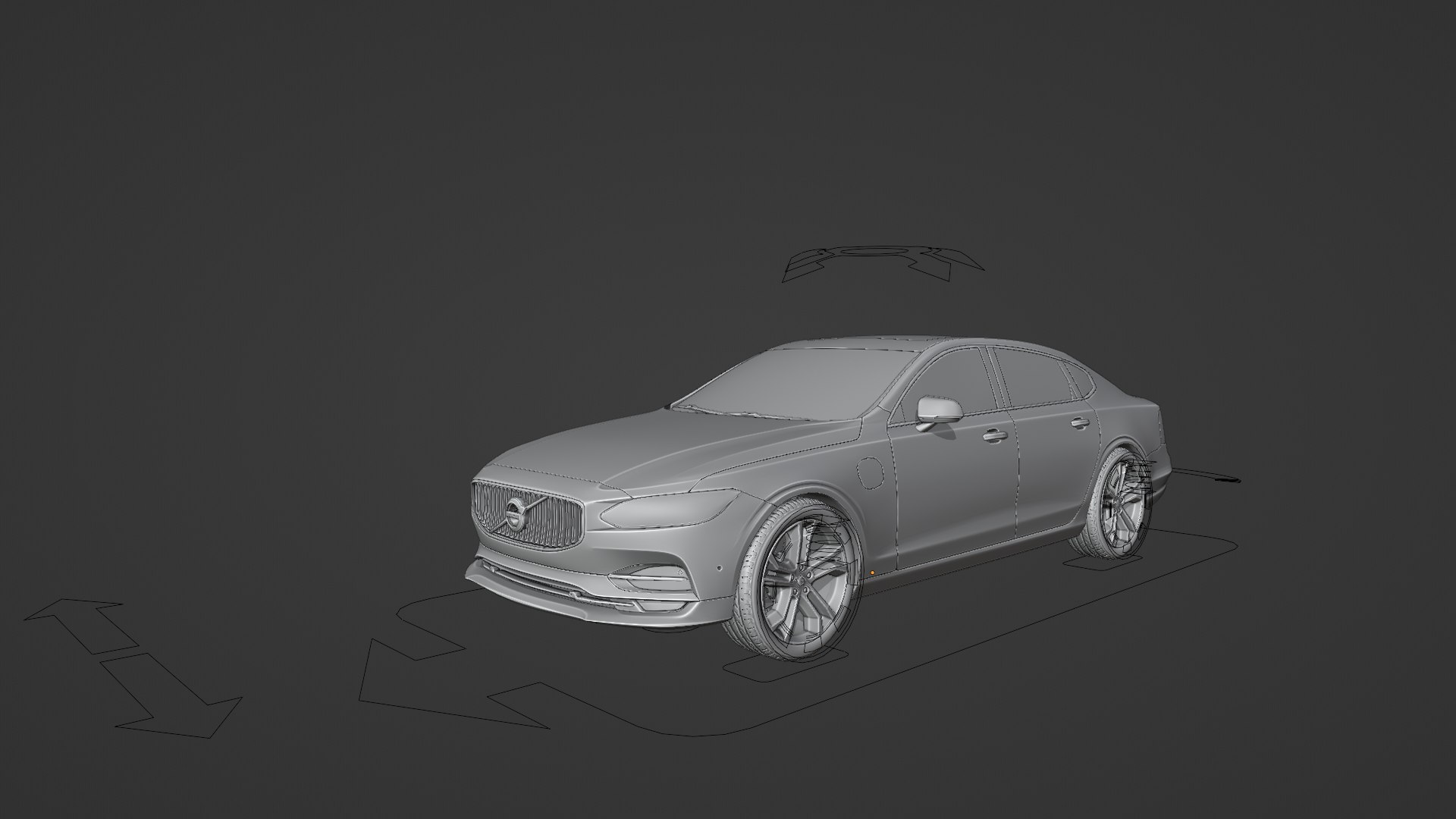 3D Model Volvo S90 - TurboSquid 2027691