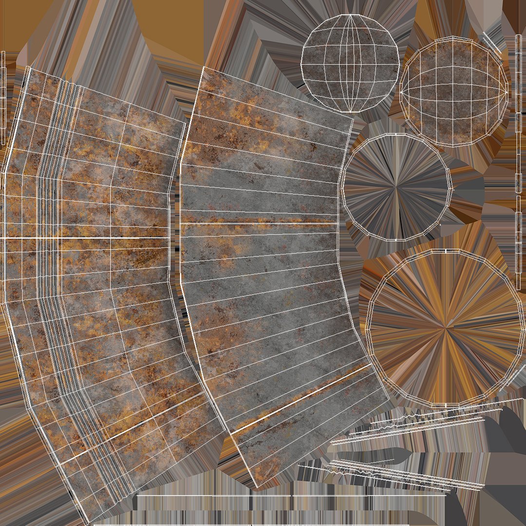 3D rusty metal pail - TurboSquid 1311285