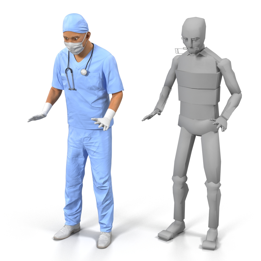 3D rigged doctors 3 model - TurboSquid 1419289