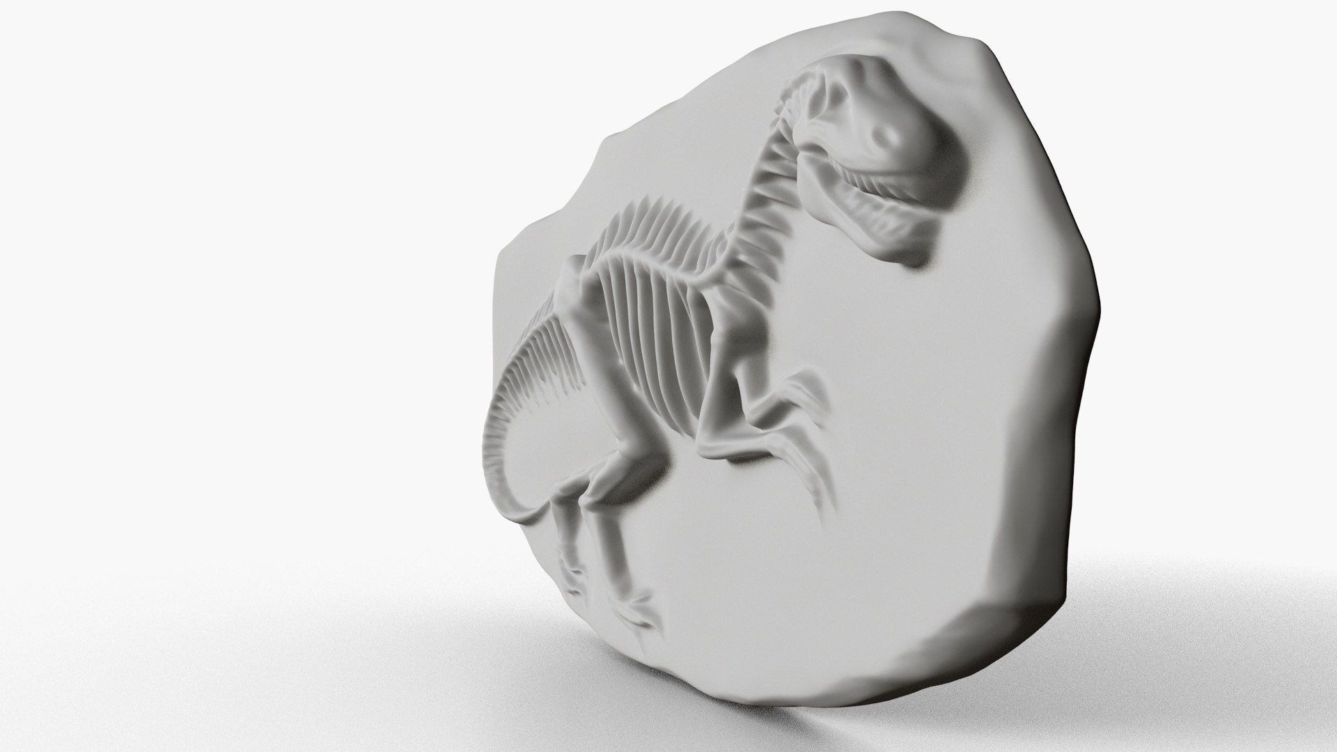 3D Dinosaur Fossil 001 Model - TurboSquid 2298324