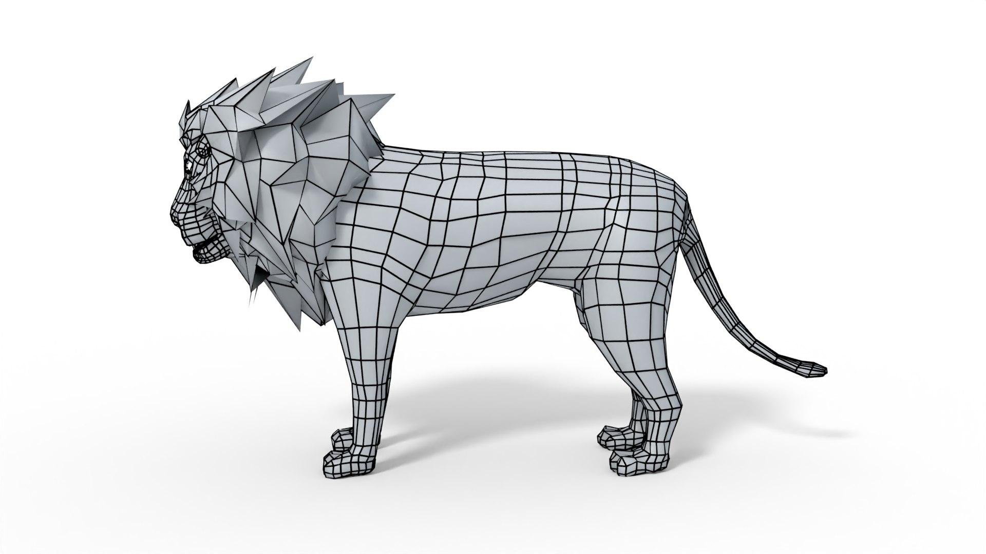 3D 3D Lion Model - TurboSquid 1756200
