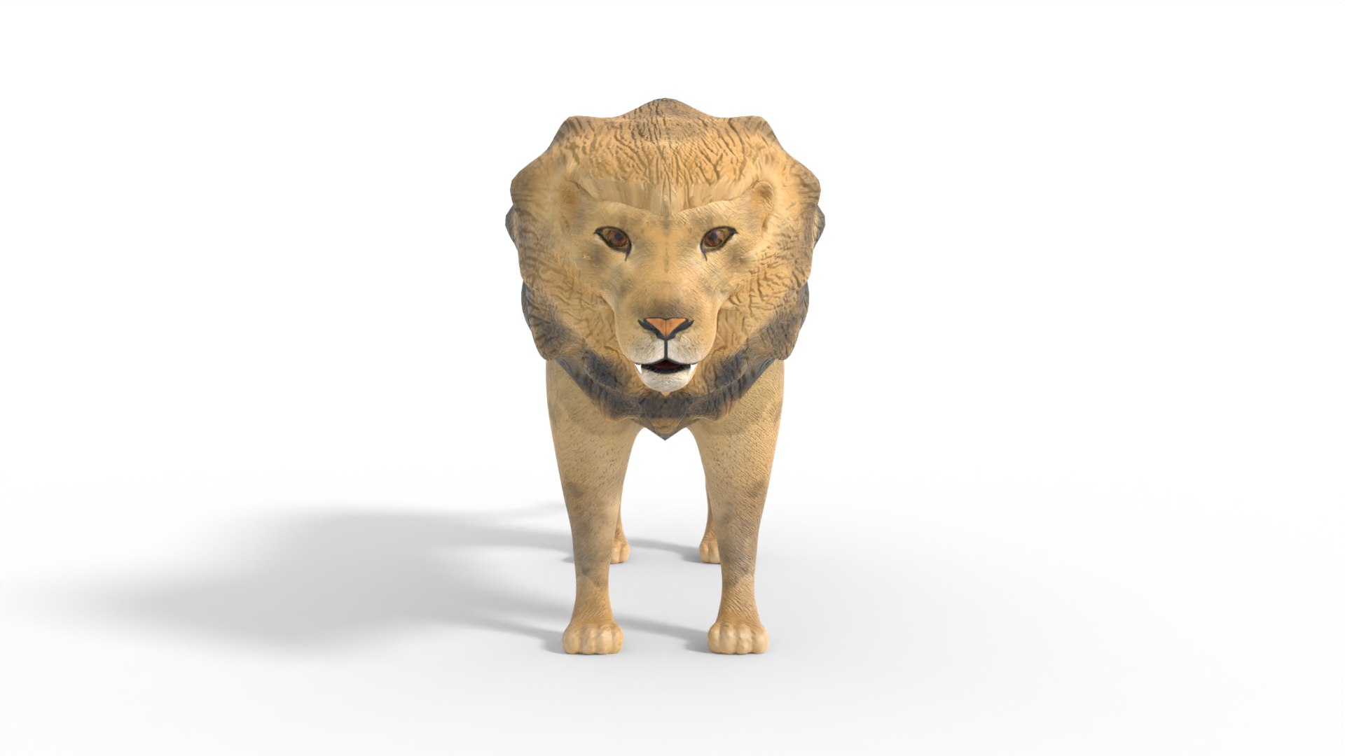 3D 3D Lion Model - TurboSquid 1756200