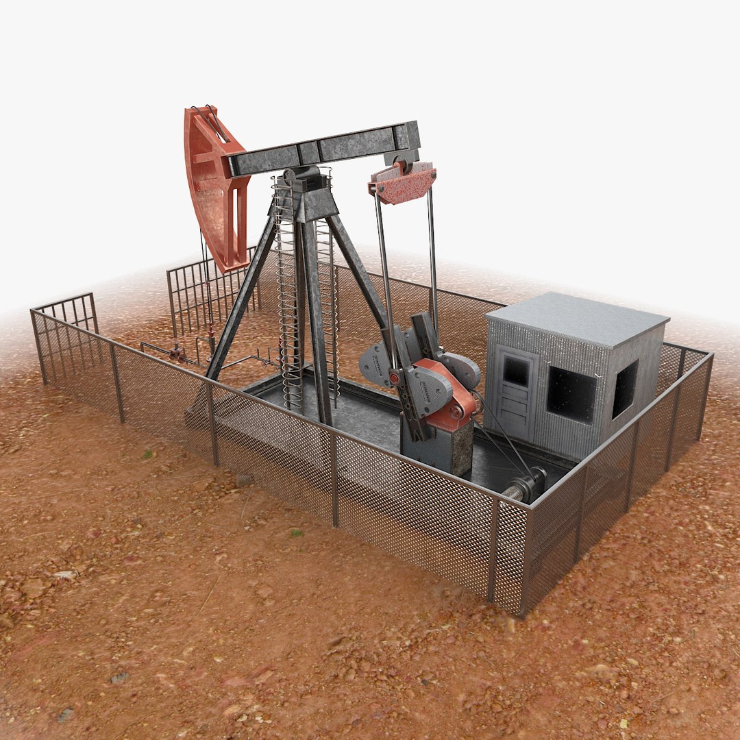 3D Beam Pumping Unit Model | 1147123 | TurboSquid