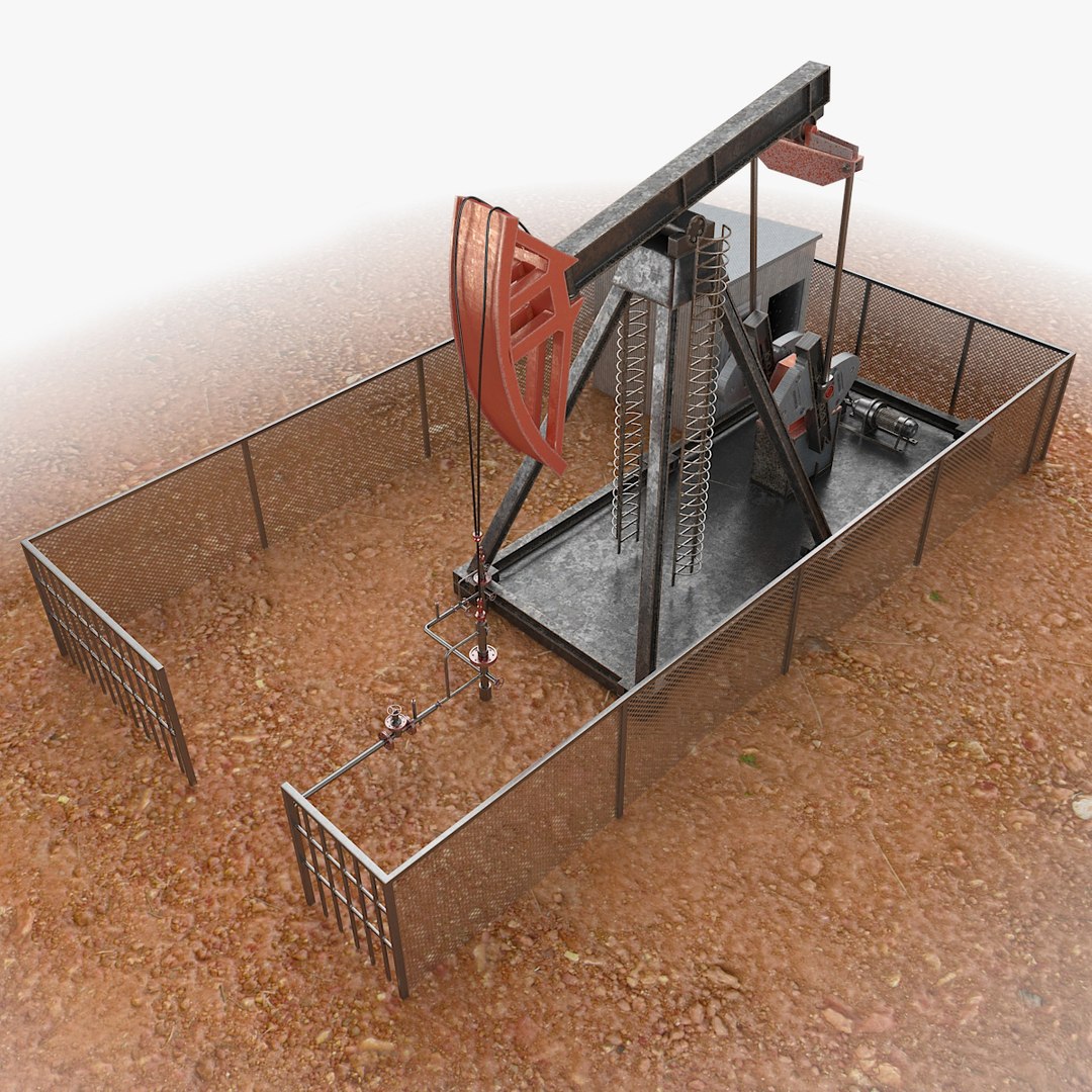 3D Beam Pumping Unit Model | 1147123 | TurboSquid