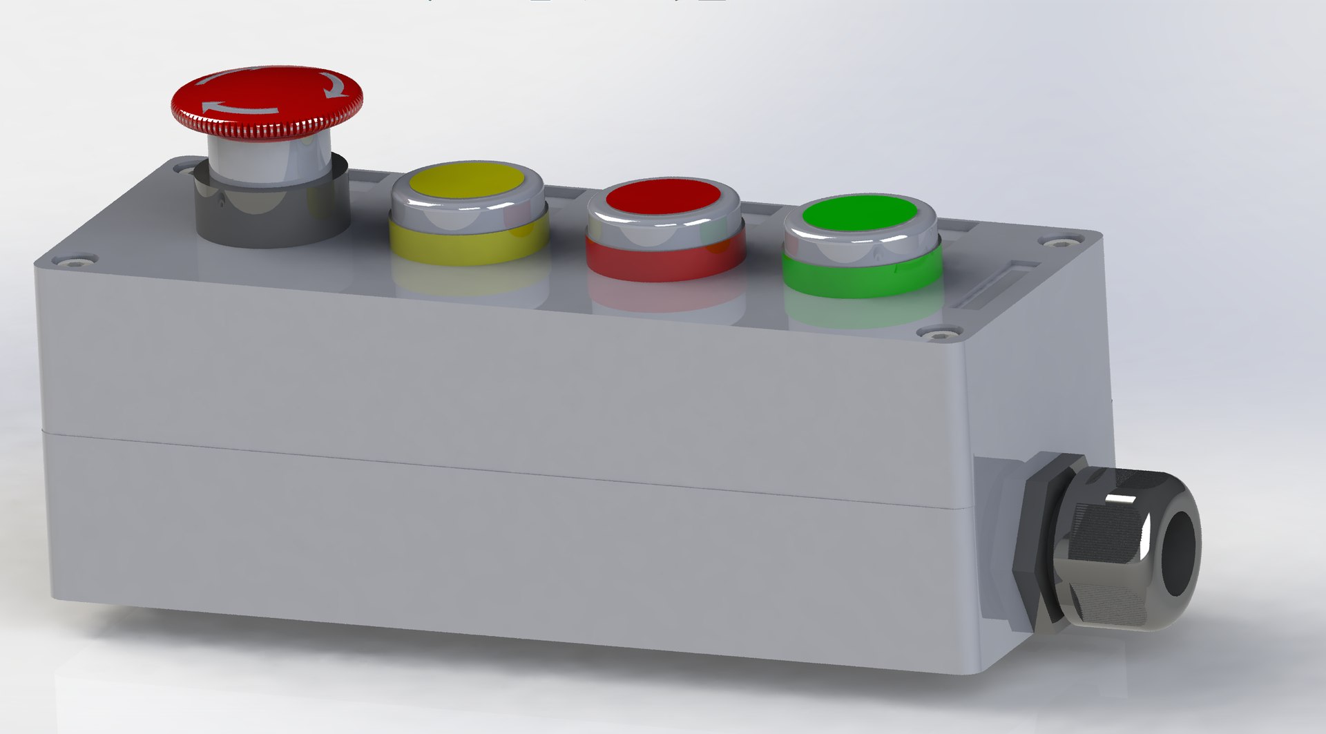 Electric Control Box 3D Model - TurboSquid 1869470
