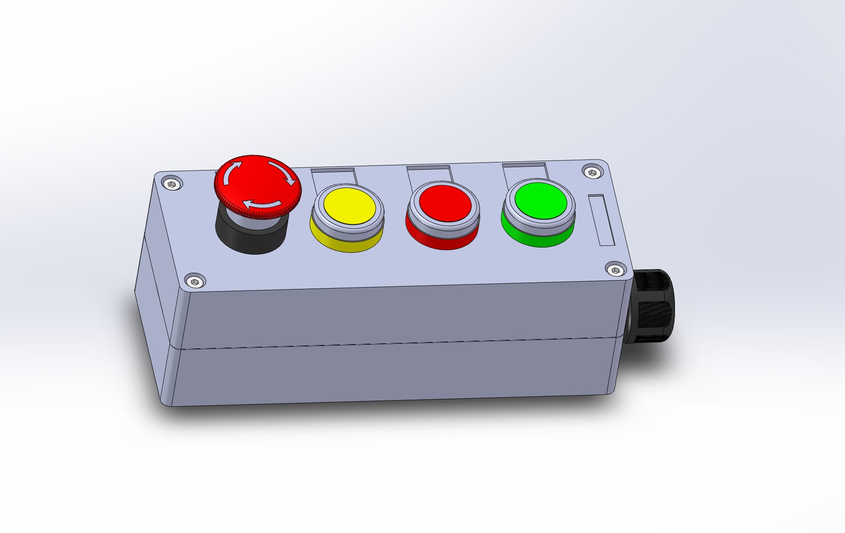 Electric Control Box 3D Model - TurboSquid 1869470
