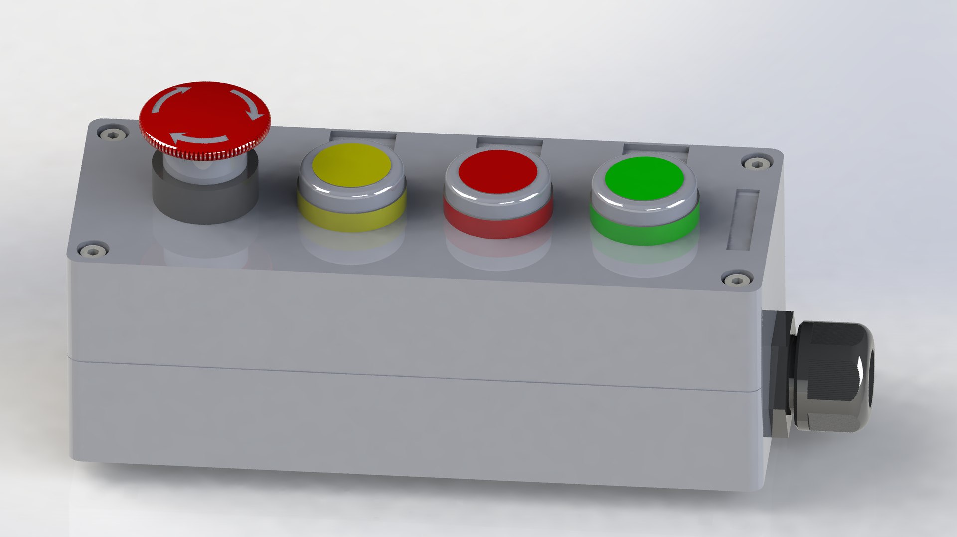 Electric Control Box 3D Model - TurboSquid 1869470