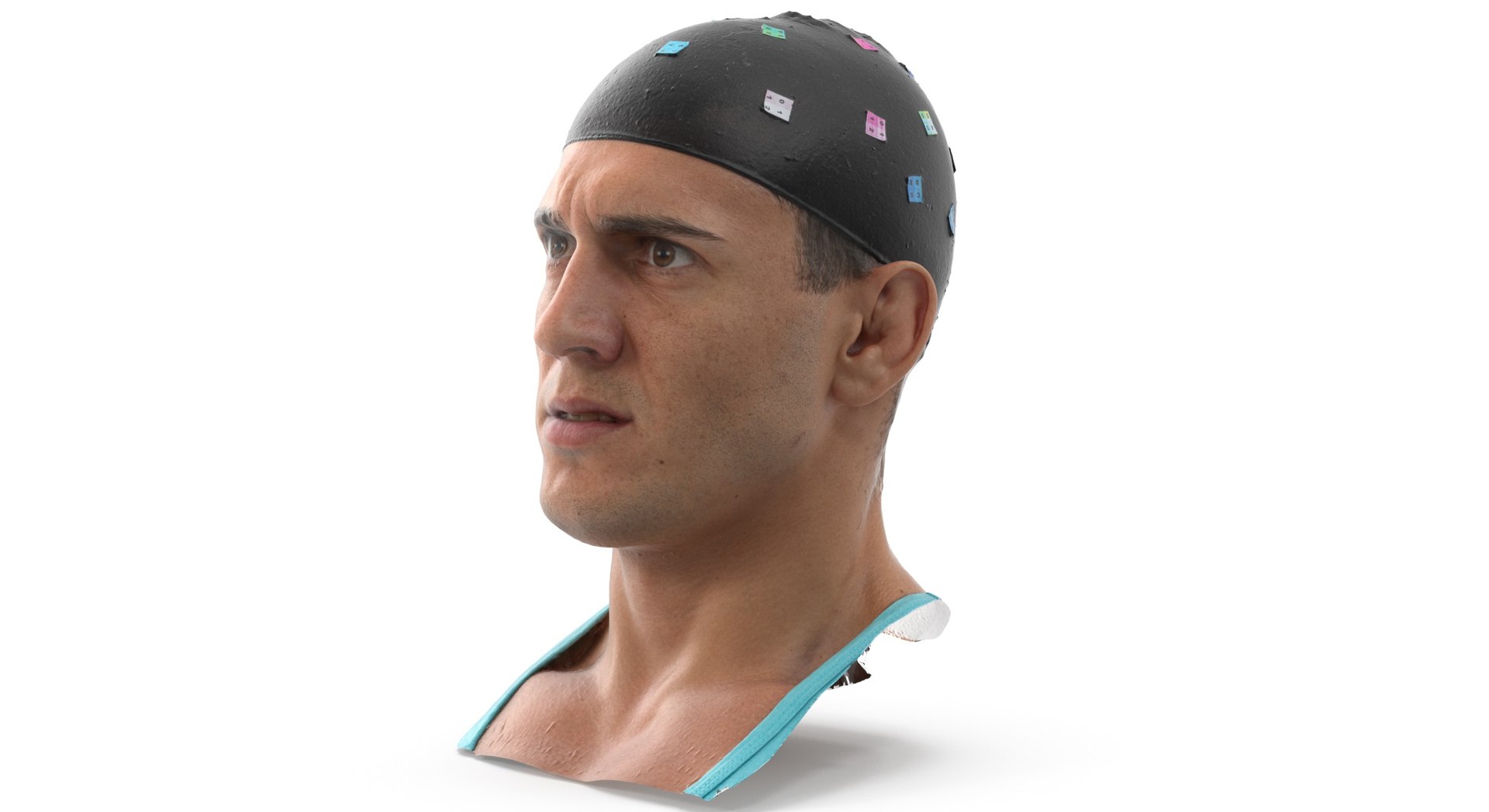 Mike Human Head Anger 3D Model - TurboSquid 1625053
