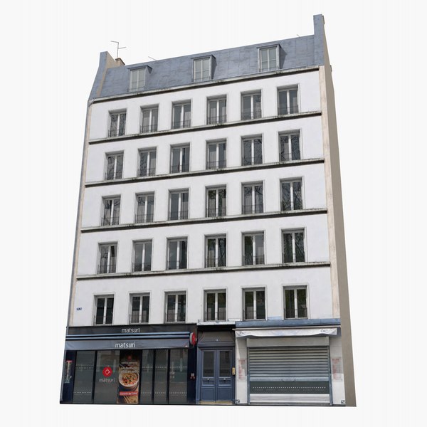 3d model building paris