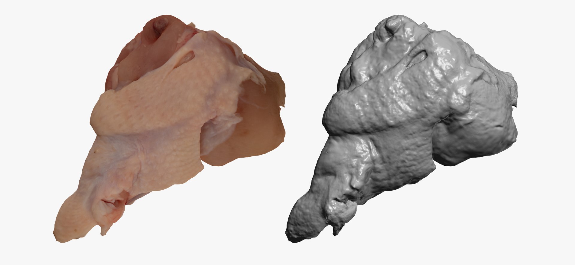 3D Chicken Wing Drummette 01 RAW Scan - TurboSquid 1868794