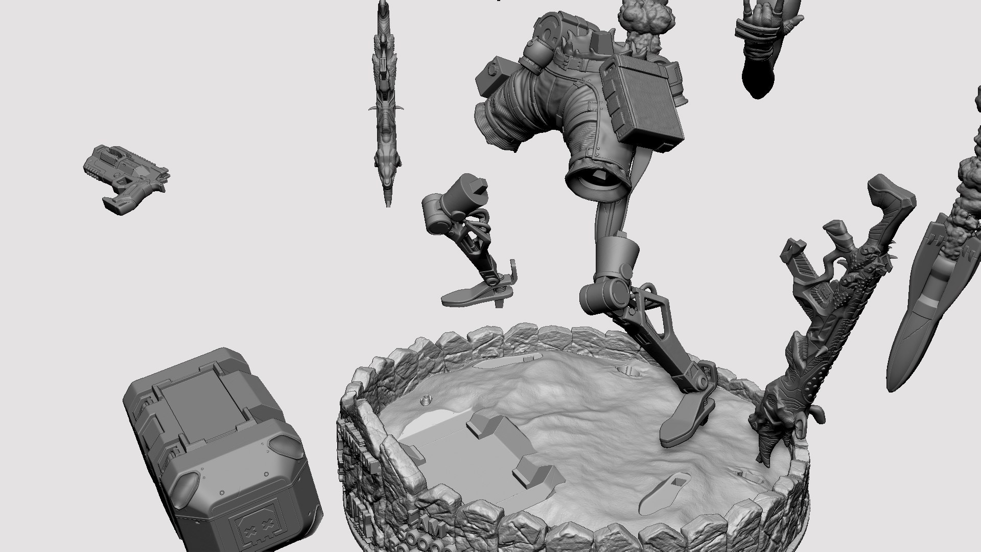 Octane Fan Art 3d Print Model Model - TurboSquid 2355891