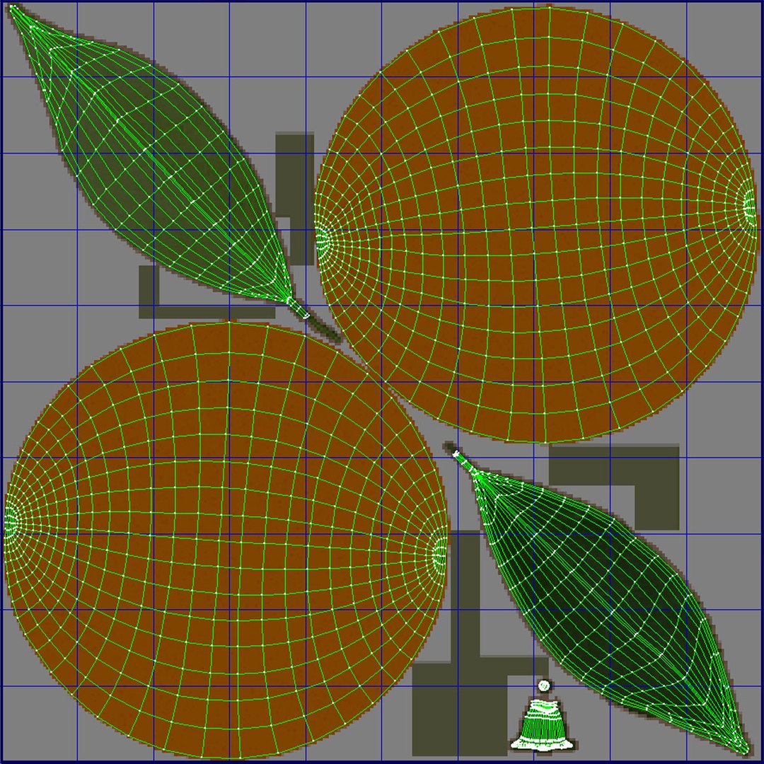 3d Model Orange Slice