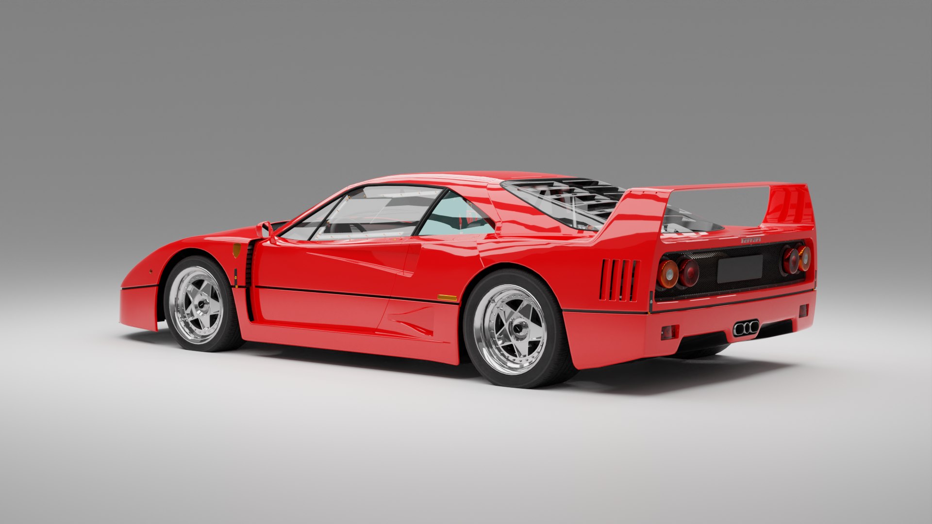 FERRARI F40 3D Model - TurboSquid 2249428