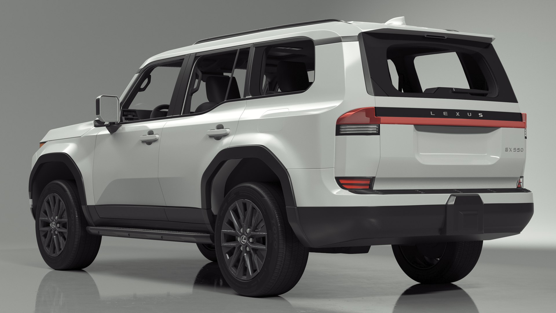 3D model Lexus GX 550 Premium White - TurboSquid 2141120