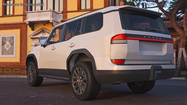 レクサス GX550 プレミアムホワイト3Dモデル - TurboSquid 2141120