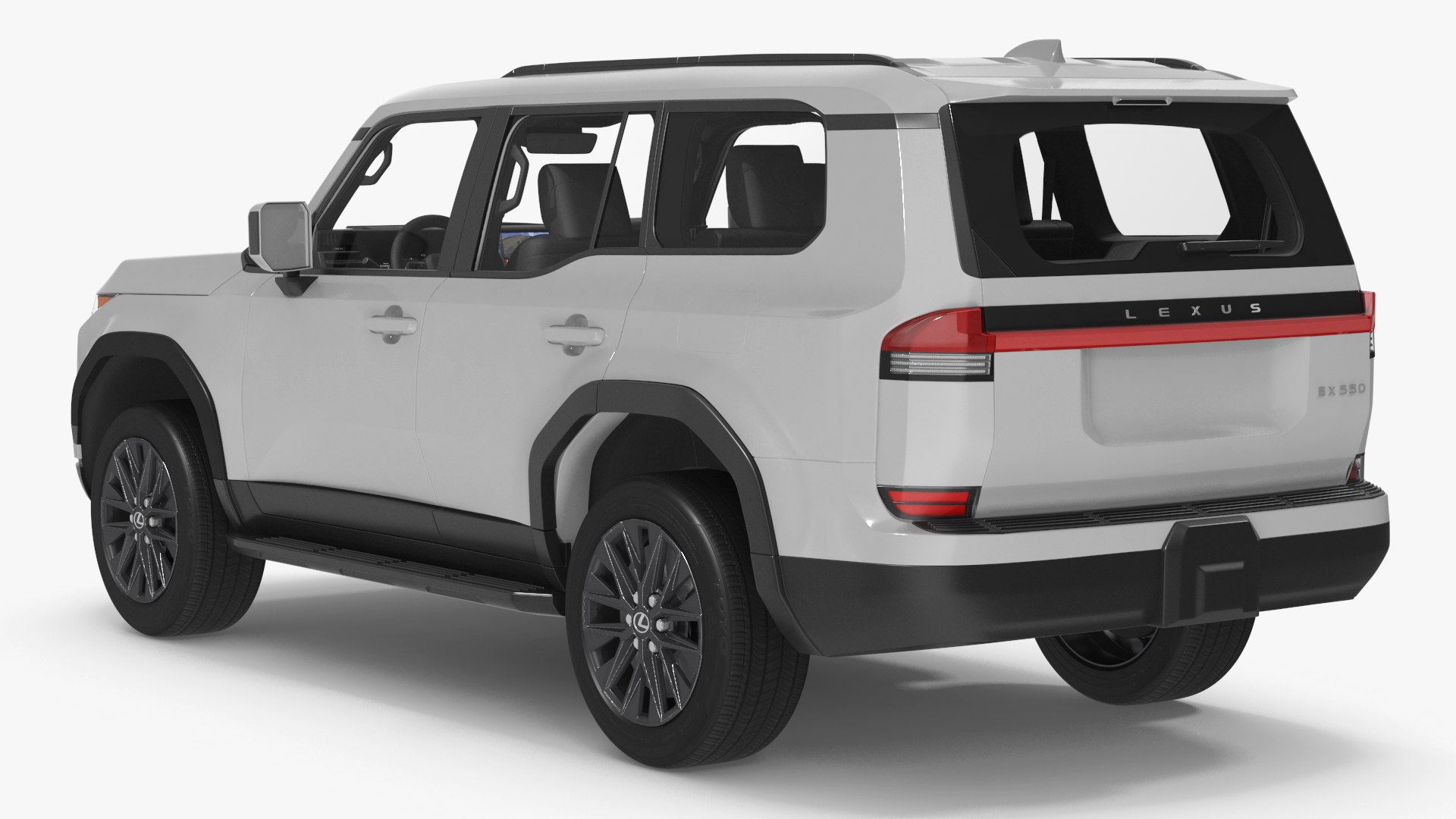 3D model Lexus GX 550 Premium White - TurboSquid 2141120