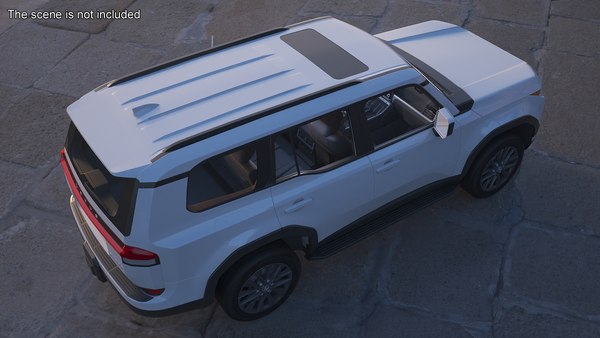 レクサス GX550 プレミアムホワイト3Dモデル - TurboSquid 2141120