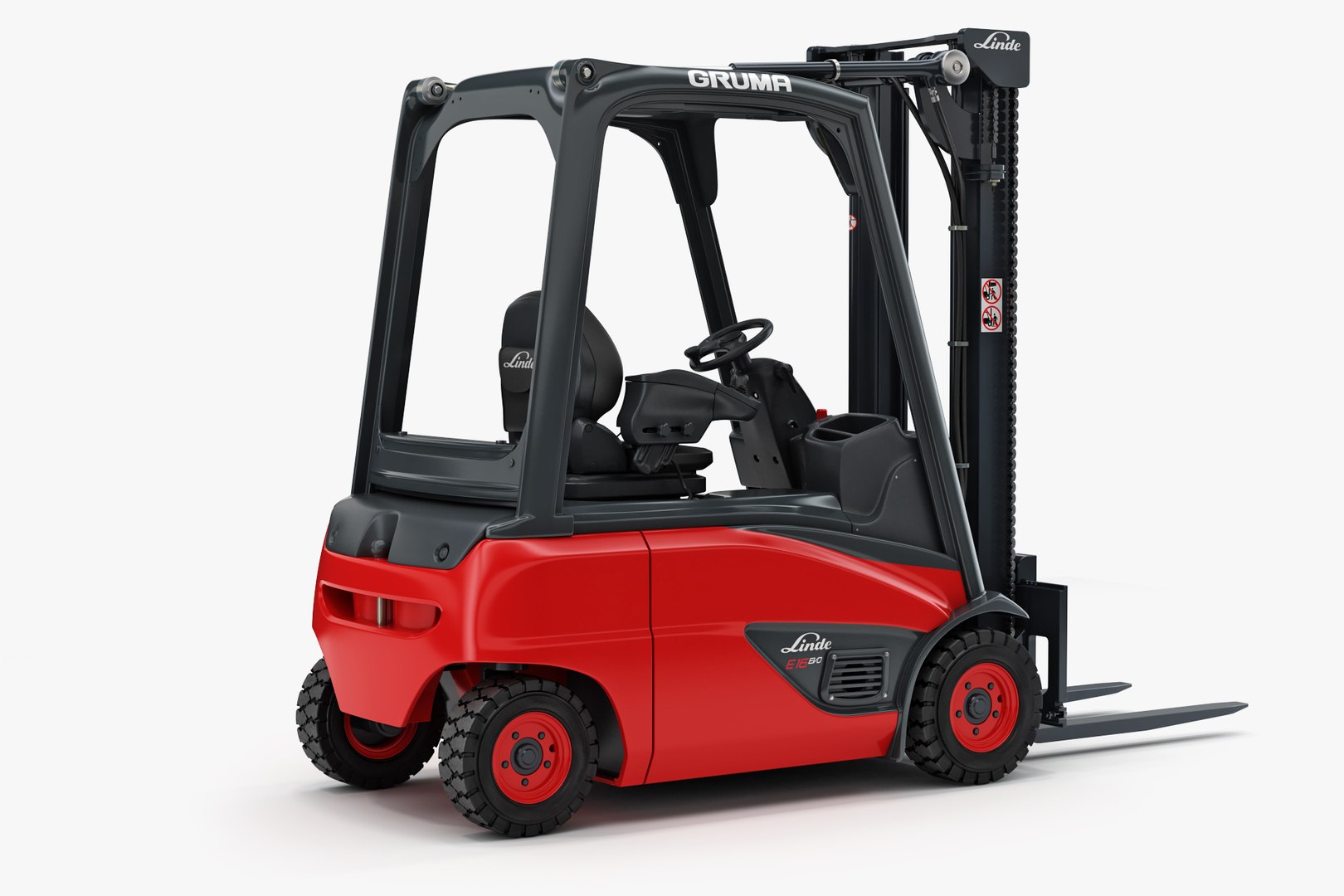 Forklift Linde E16 Rig Model - TurboSquid 2229328
