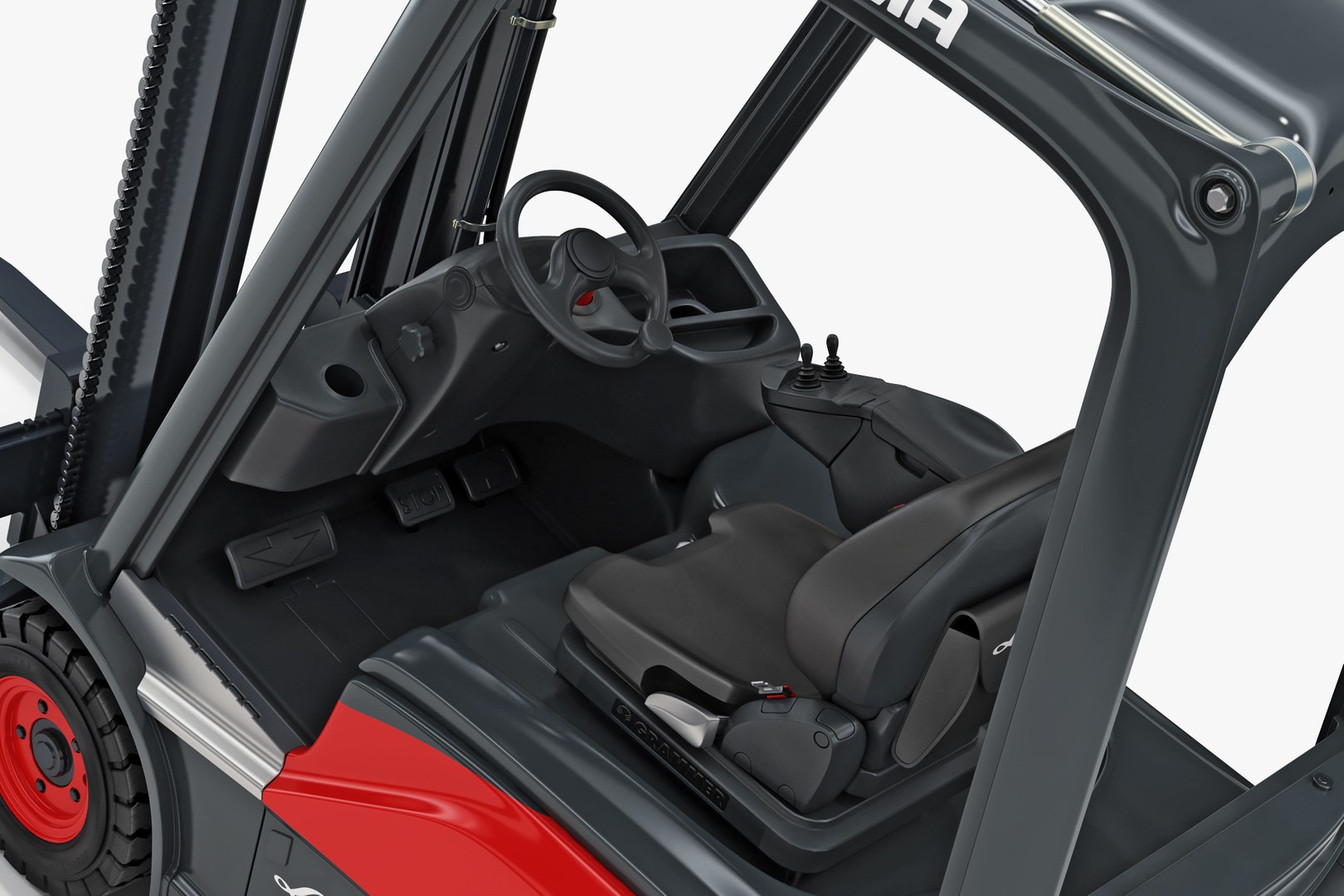 Forklift Linde E16 Rig Model - TurboSquid 2229328