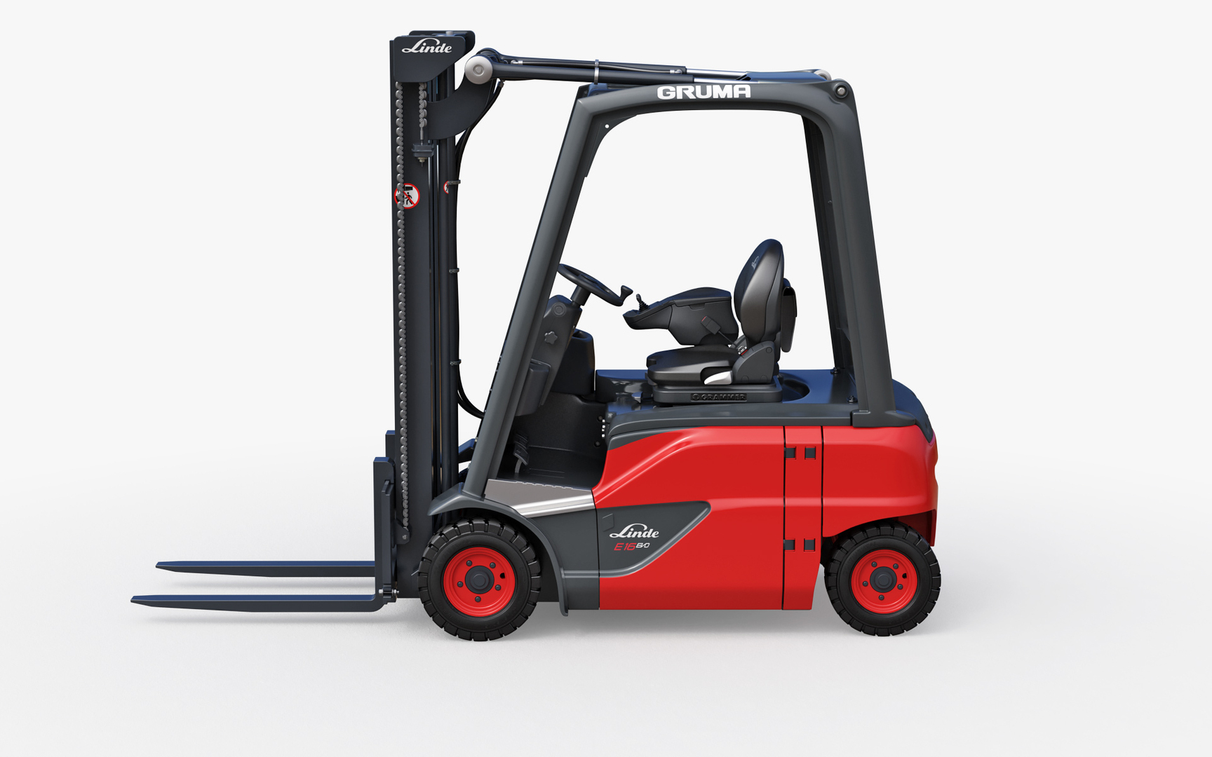 Forklift Linde E16 Rig Model - TurboSquid 2229328