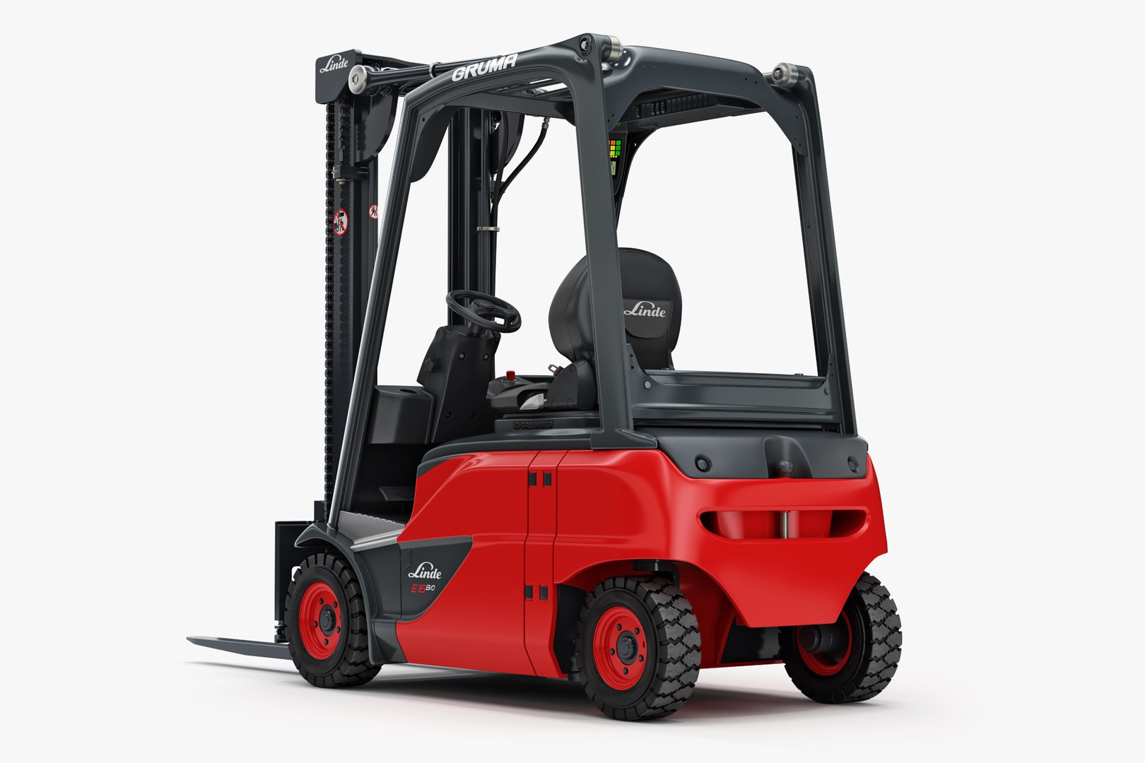 Forklift Linde E16 Rig Model - TurboSquid 2229328