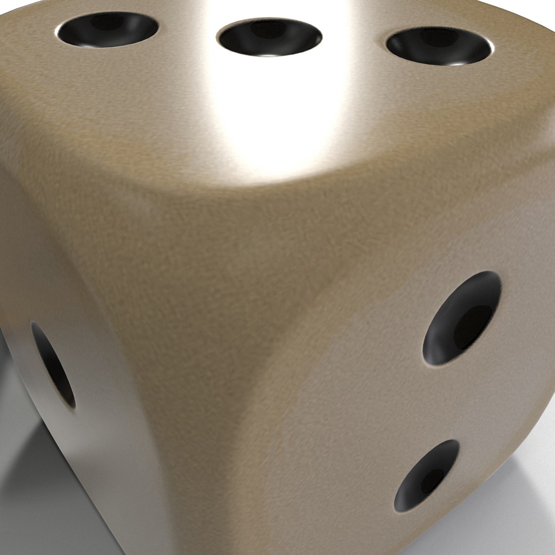 3d Dice 3 Model