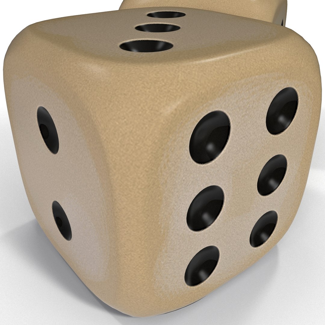 3d Dice 3 Model