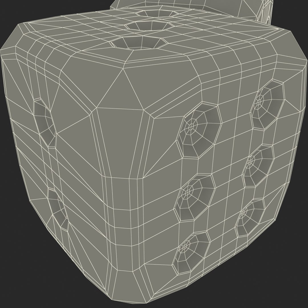 3d Dice 3 Model