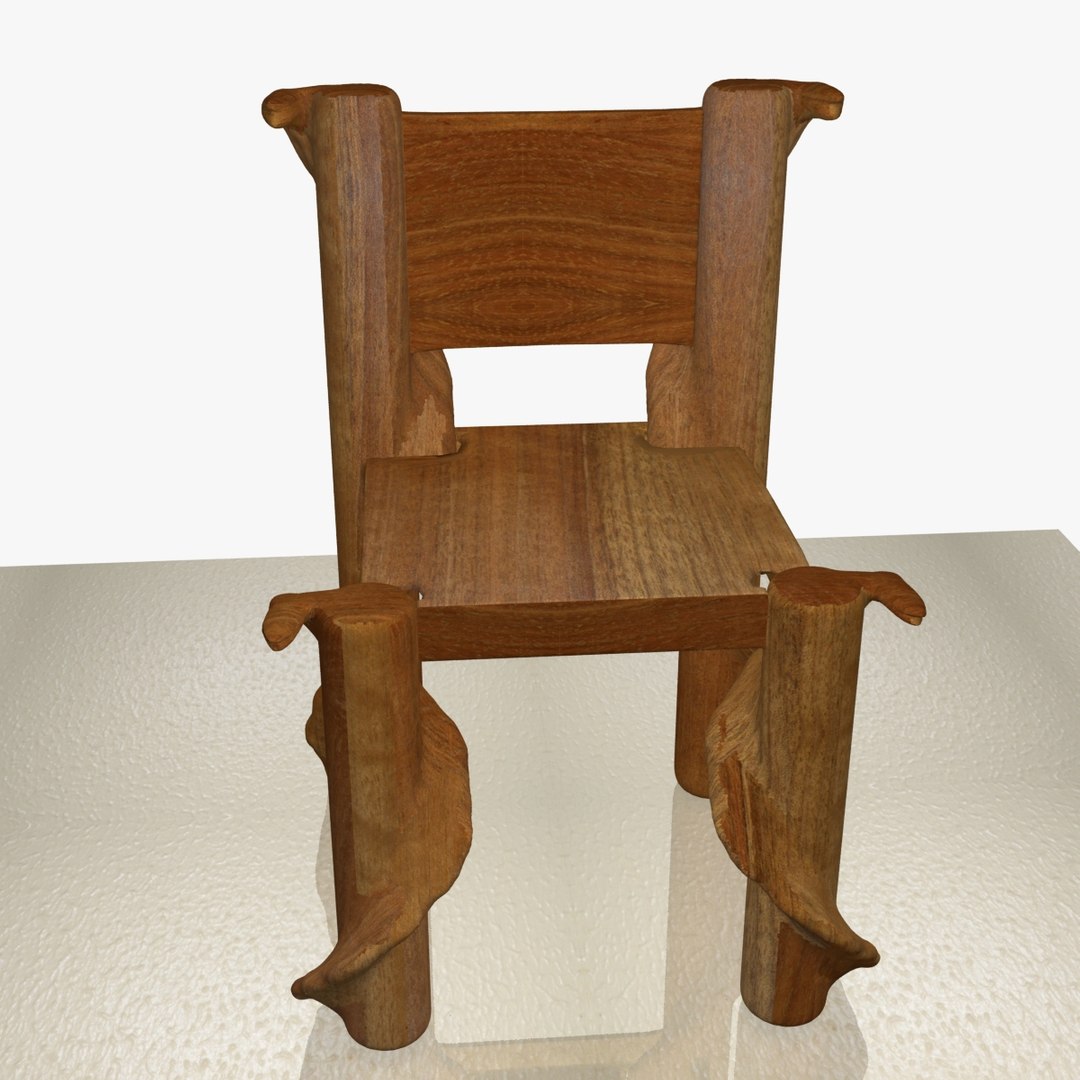Max Wooden Chair Snakes Winding