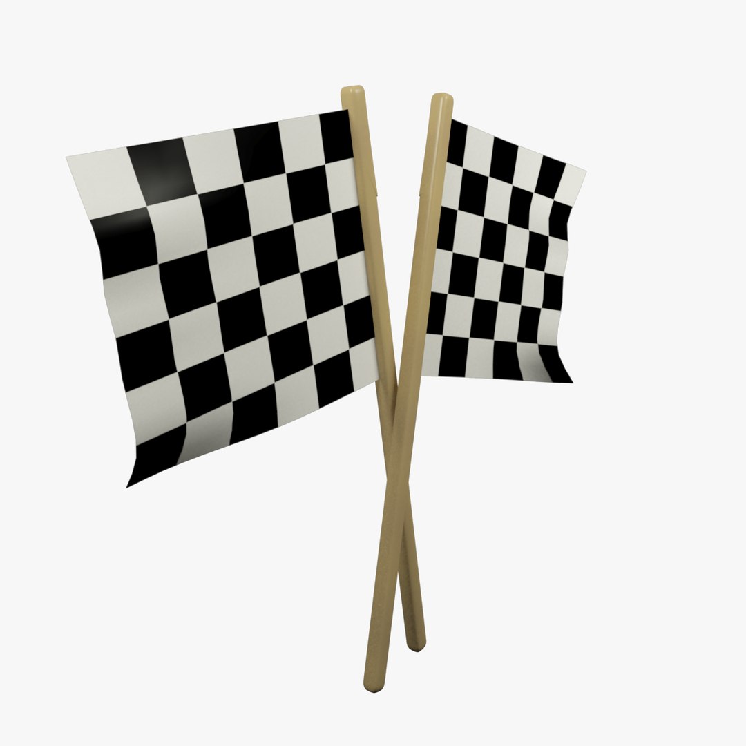 3D Racing Flags - TurboSquid 1160434