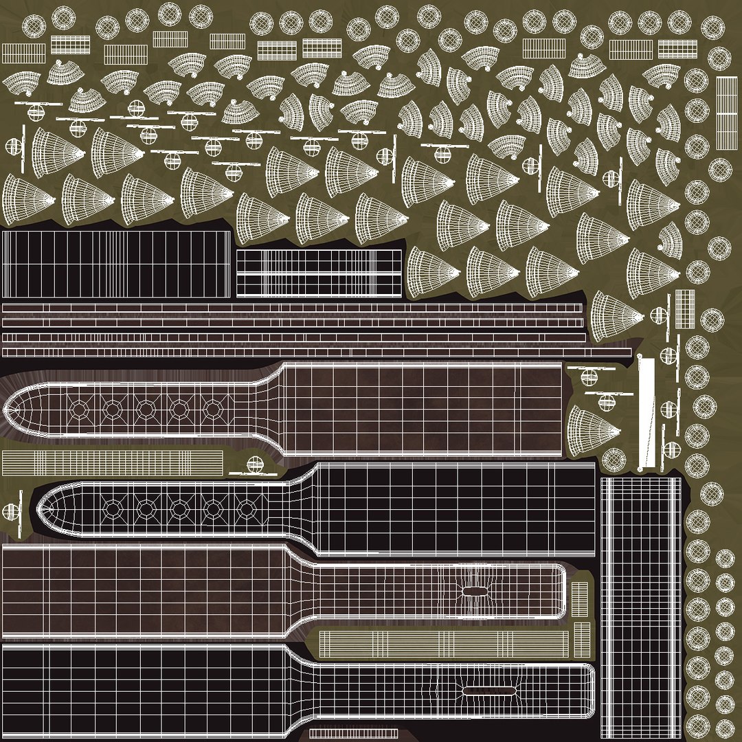 Leather Studded Collar Lying Brown 3D model - TurboSquid 2149115