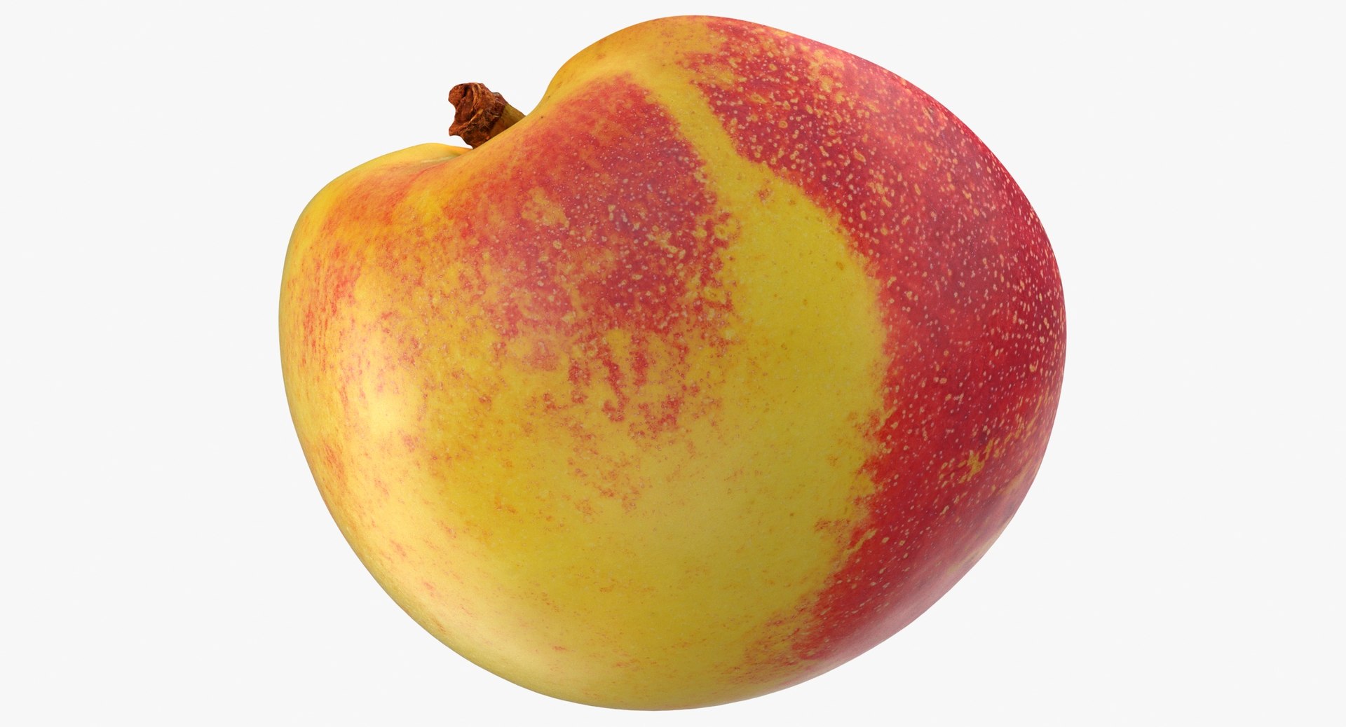 Nectarine 05 Cut Half 3D - TurboSquid 1505128