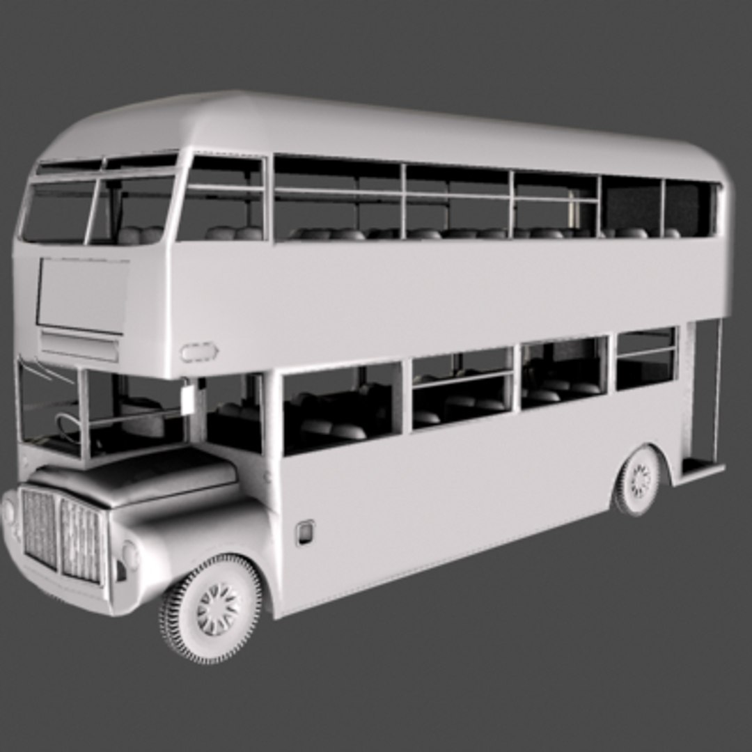 London Bus 3d Model