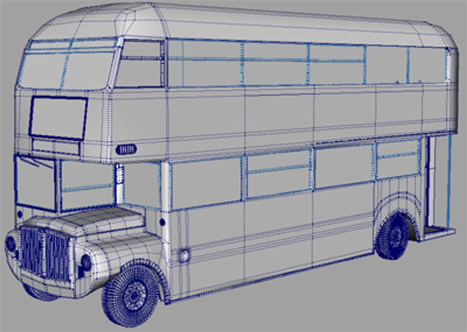 London Bus 3d Model