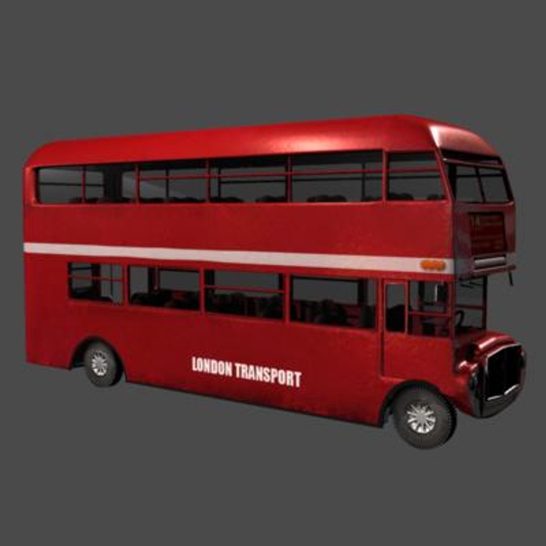London Bus 3d Model