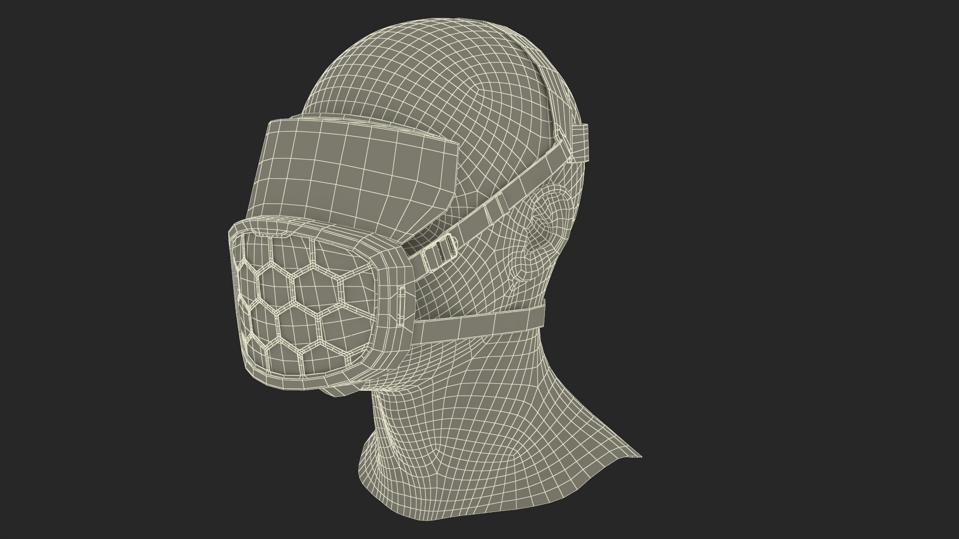 3D Respirator With Visor ForgedAir White Model - TurboSquid 2161848