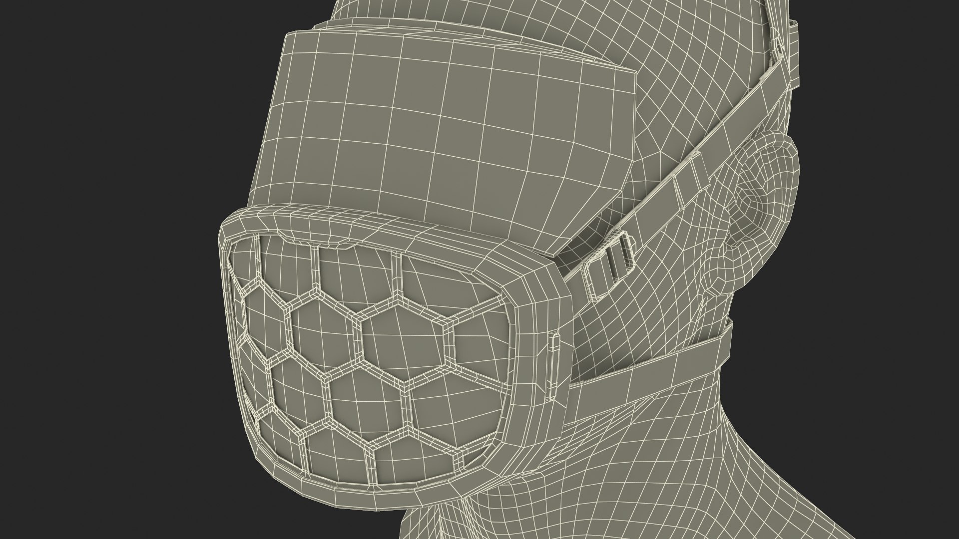 3D Respirator With Visor ForgedAir White Model - TurboSquid 2161848