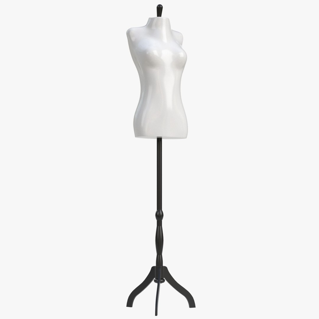 3D Female Mannequin Stand Model - TurboSquid 1392668