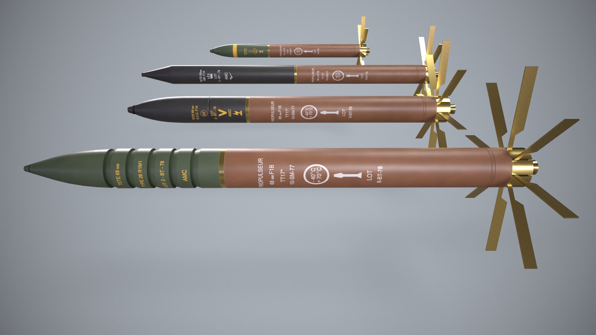 Telson 12 Launcher With Missiles 3D - TurboSquid 2216782