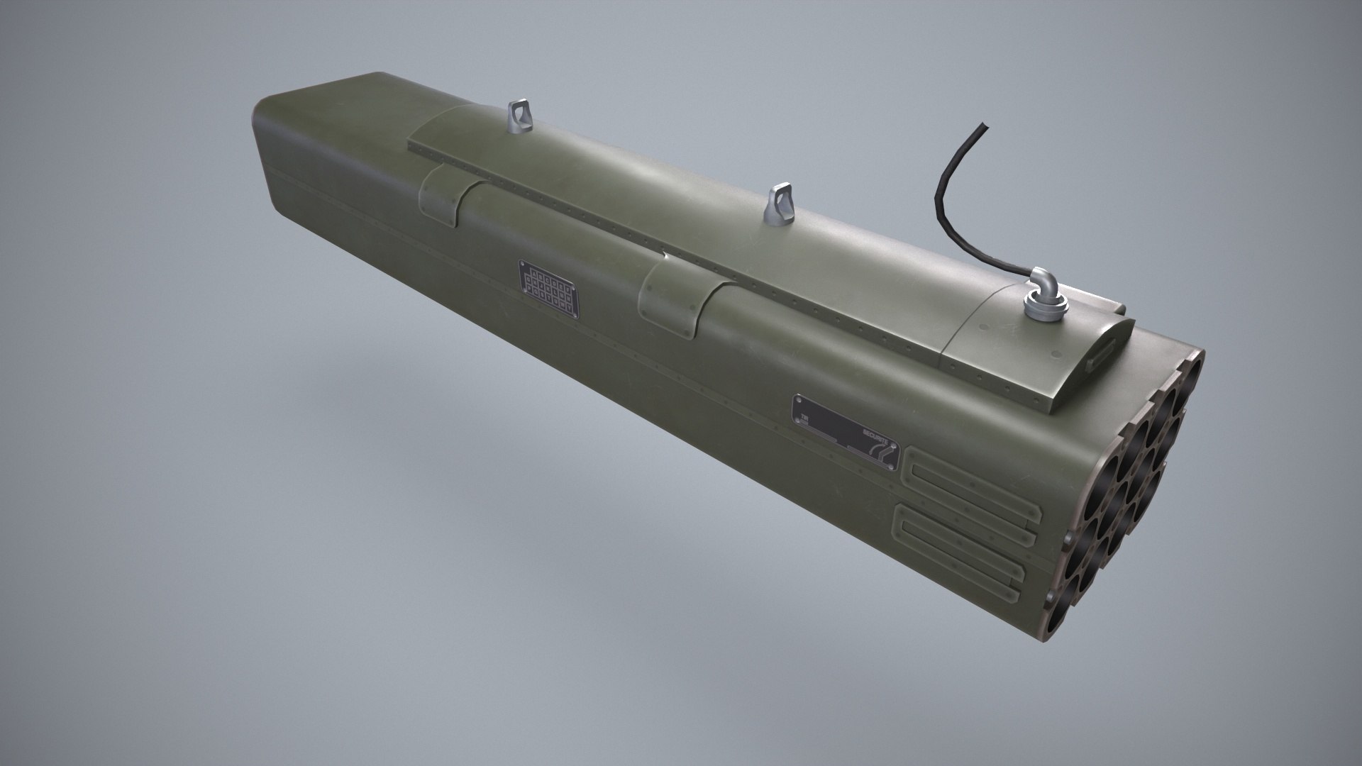 Telson 12 Launcher With Missiles 3D - TurboSquid 2216782