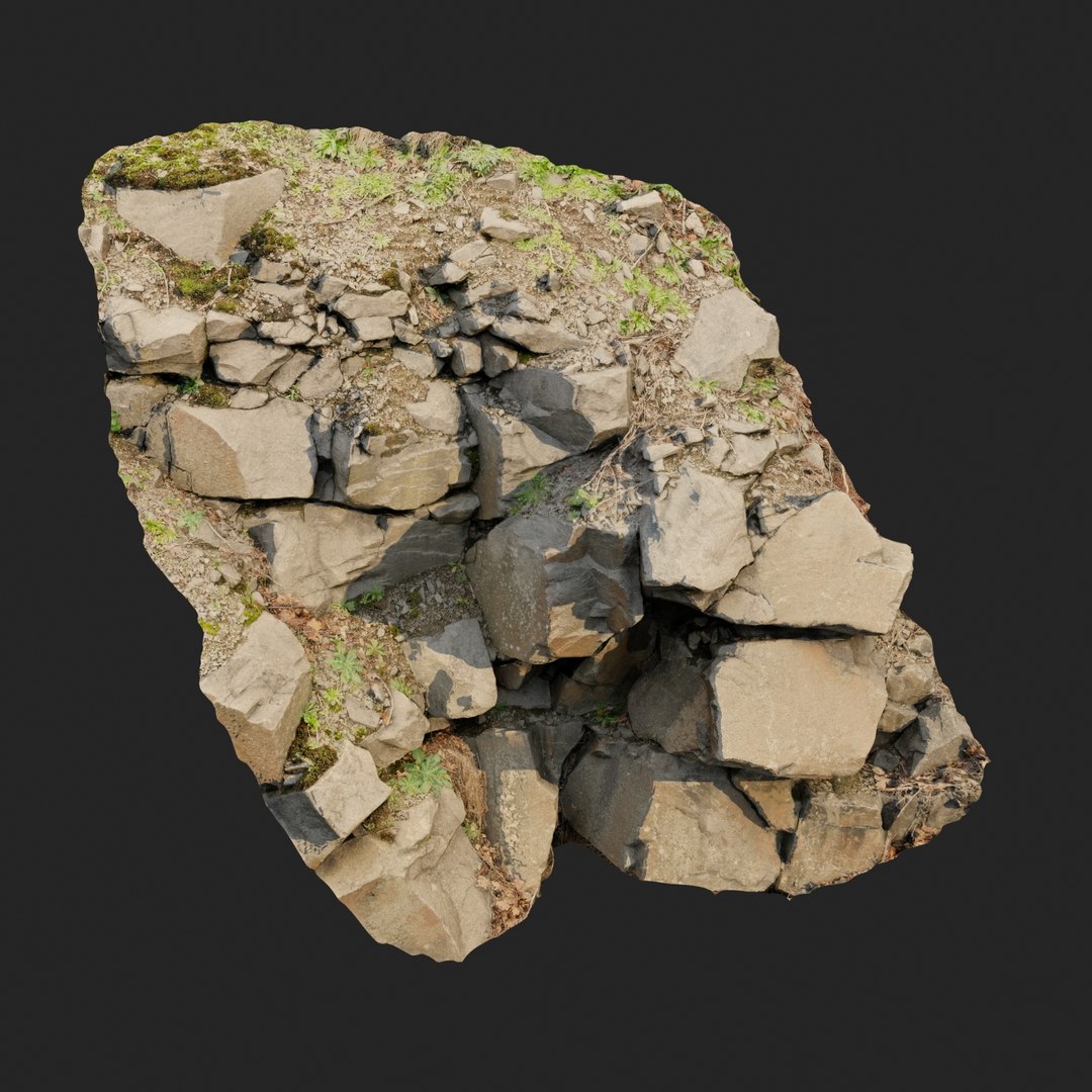 Scanned Cliff Face M 3D Model - TurboSquid 1361227