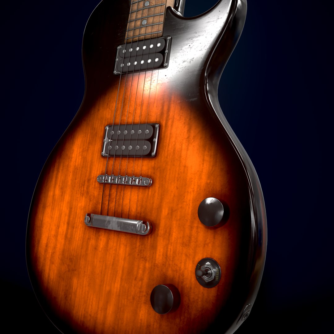 3D model Electric guitar Homage HEG-500 - TurboSquid 1783691