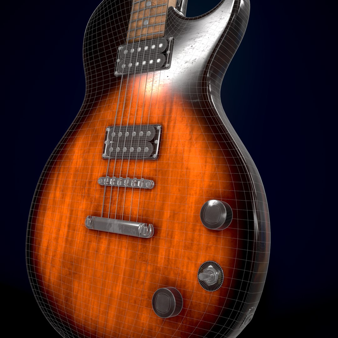 3D model Electric guitar Homage HEG-500 - TurboSquid 1783691