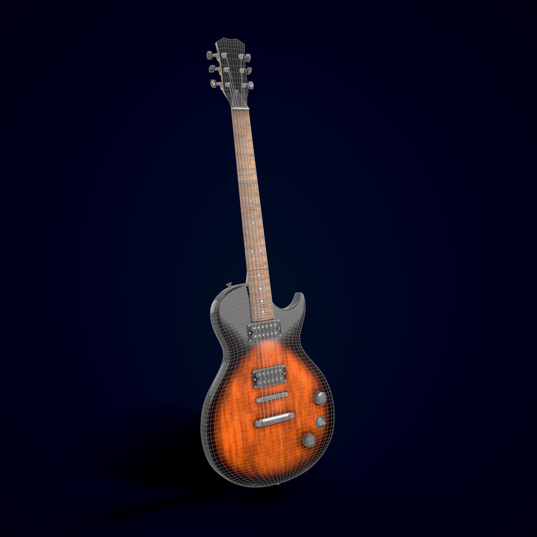 3D model Electric guitar Homage HEG-500 - TurboSquid 1783691