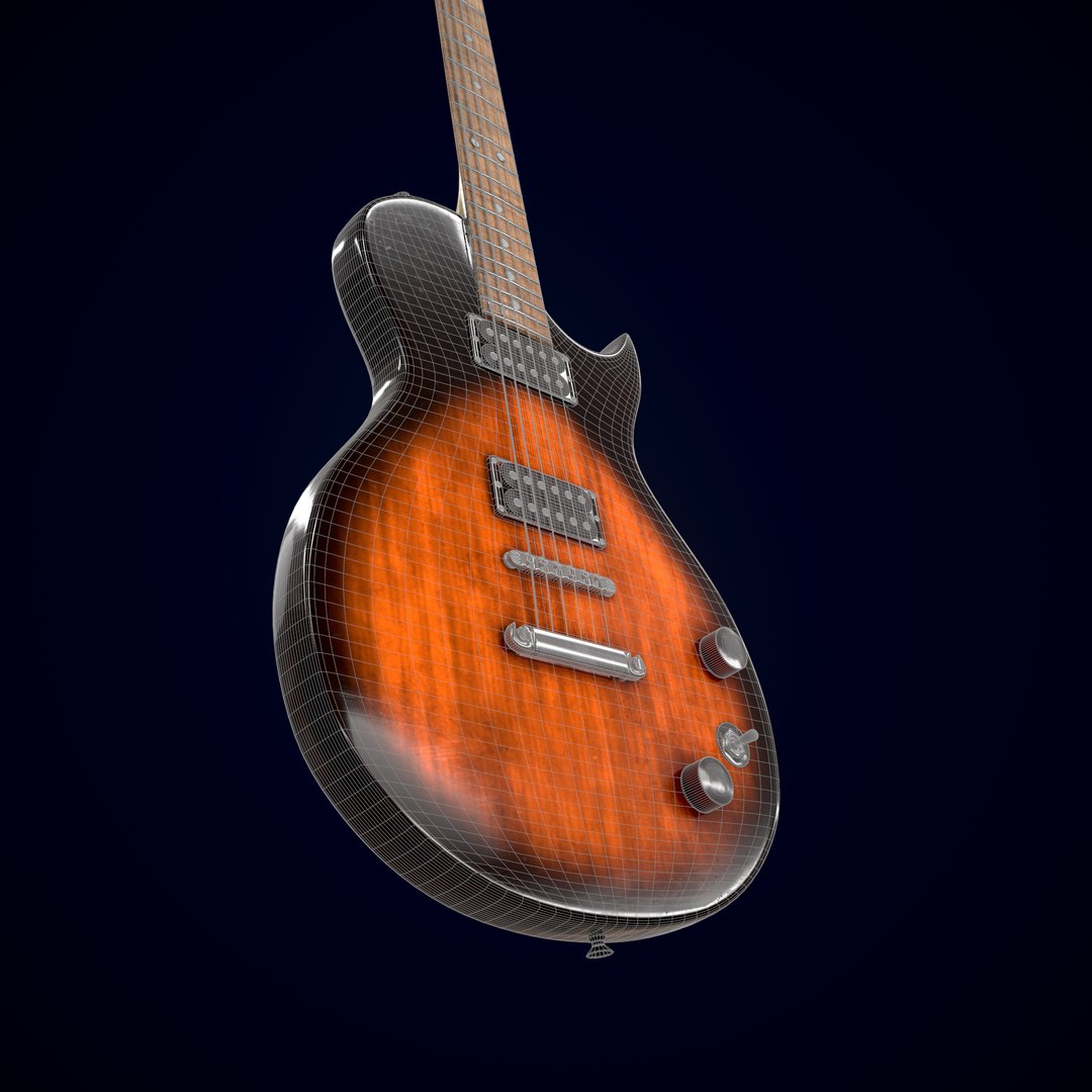 3D model Electric guitar Homage HEG-500 - TurboSquid 1783691