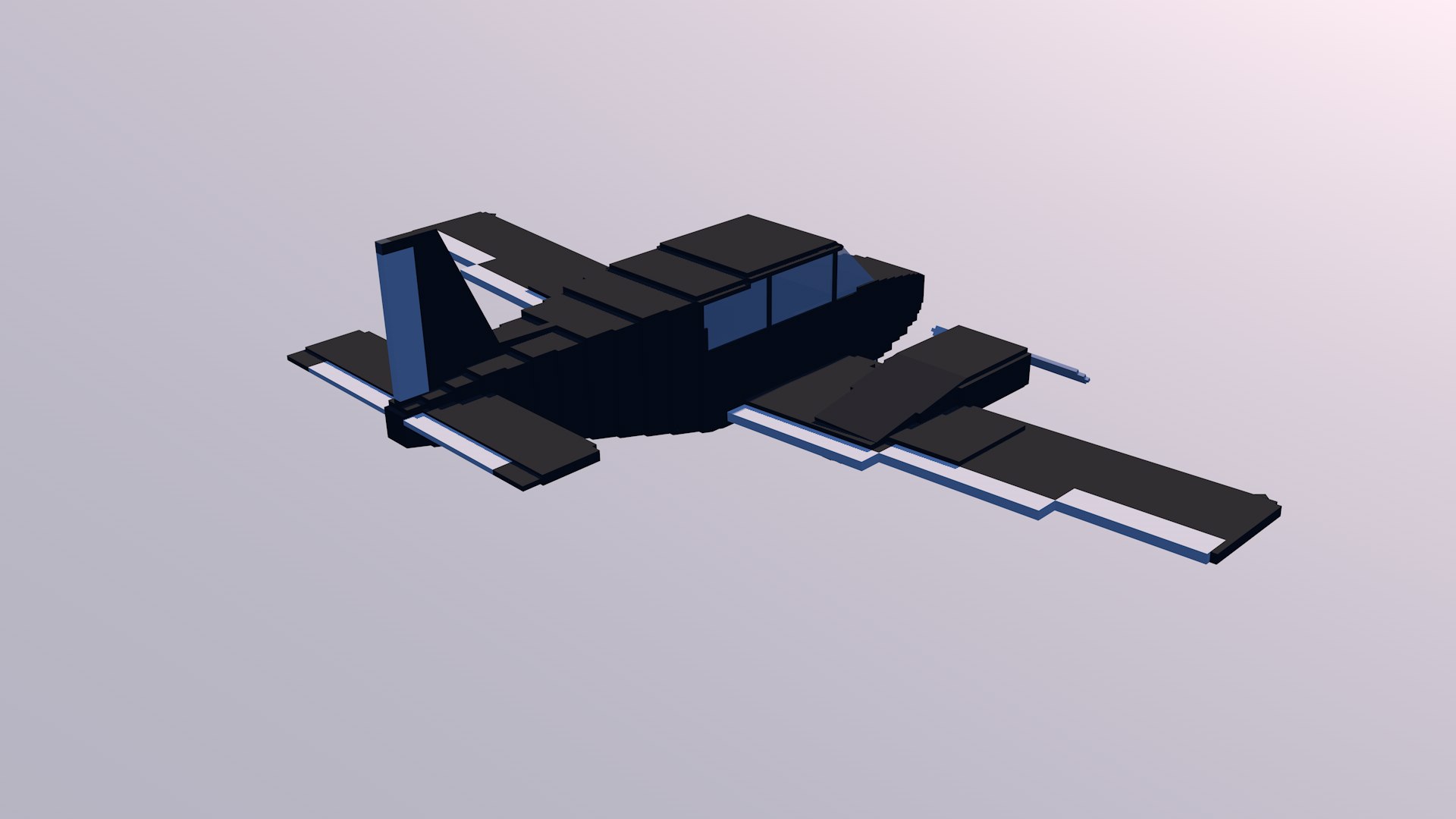 3D Minecraft Plane Model - TurboSquid 1389916